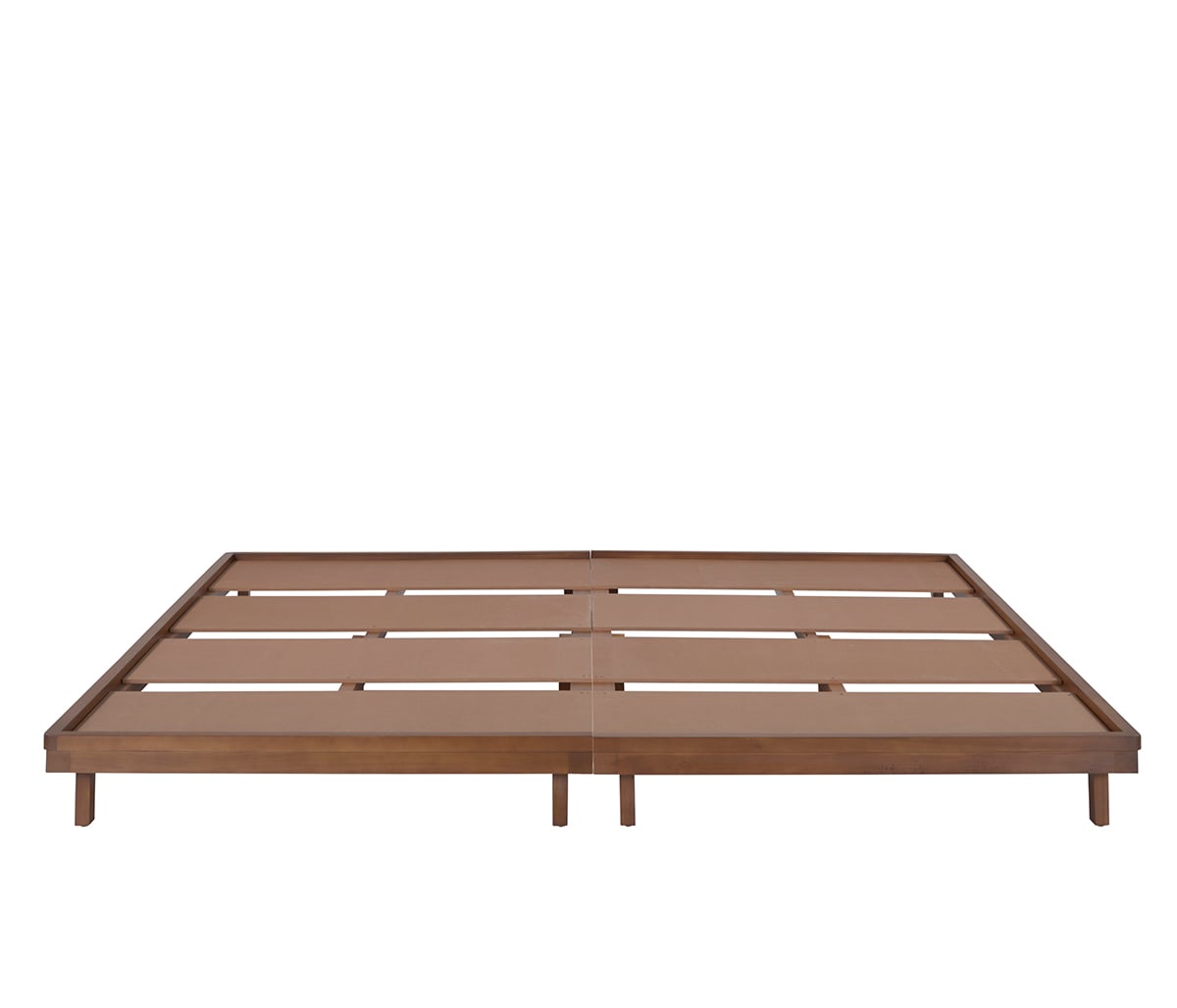 Base de cama Rosario king size - Nogal