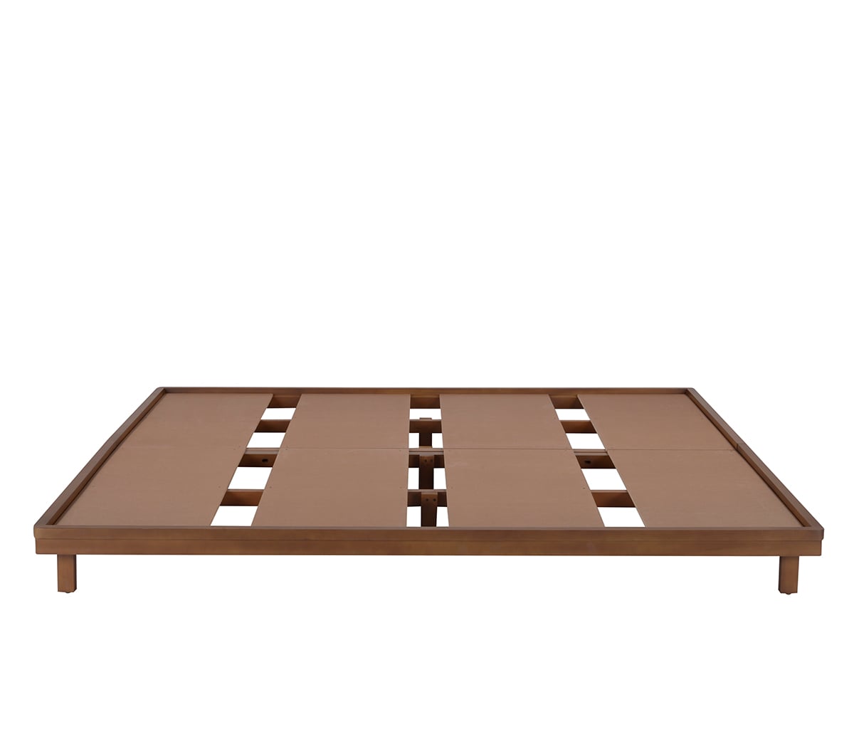 Base de cama Rosario king size - Nogal